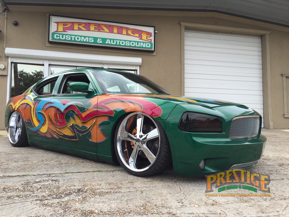 Marrero Client Gets Charger Audio System & Custom Interior